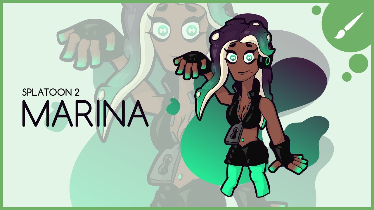 Marina Splatoon 2 | SPEEDART - YouTube