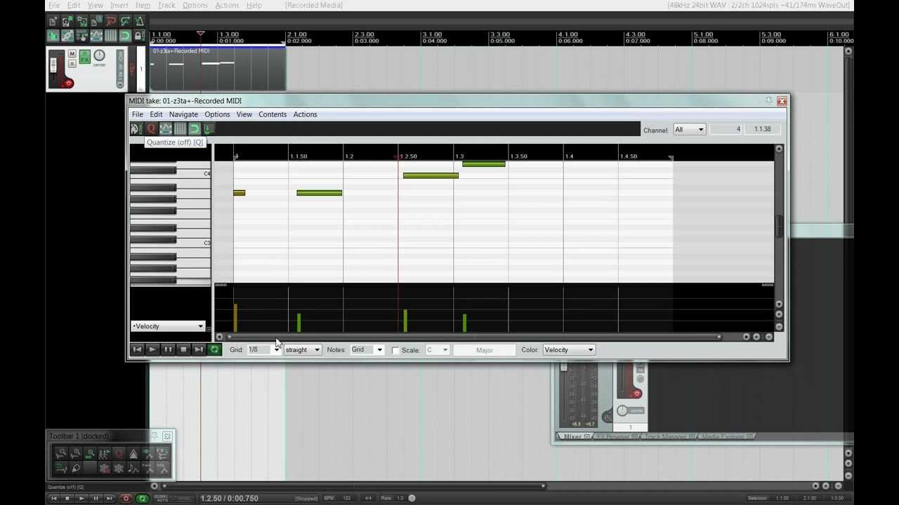 Cuantizar articulos MIDI post ejecución.f4v - YouTube