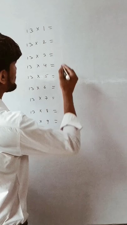 13 Times Table Trick | 13 table trick | math trick | trick to learn ...