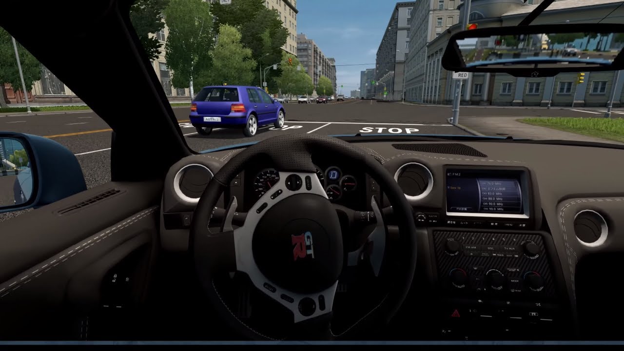 2009 Nissan GTR - City Car Driving - YouTube