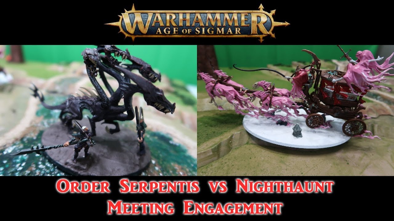Age of Sigmar Batrep: Order Serpentis vs Nighthaunt Meeting Engagement ...