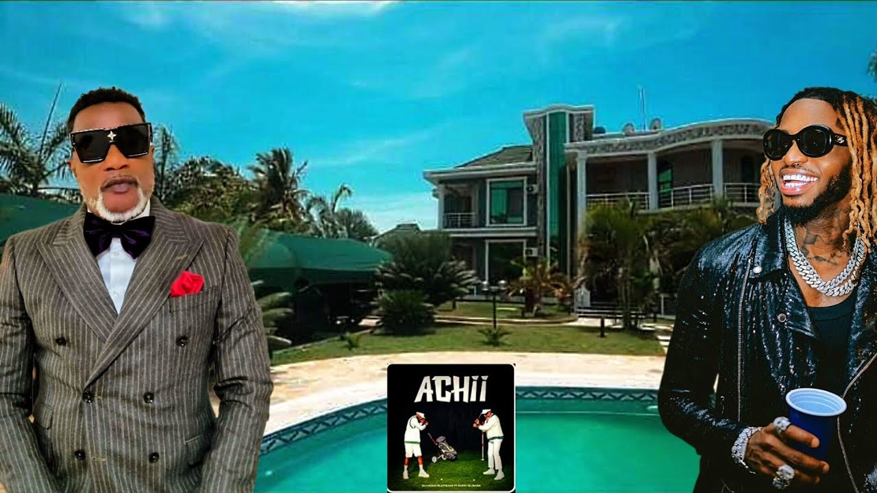 Koffi olamide at diamond platinumz house | achii behind the scenes | # ...