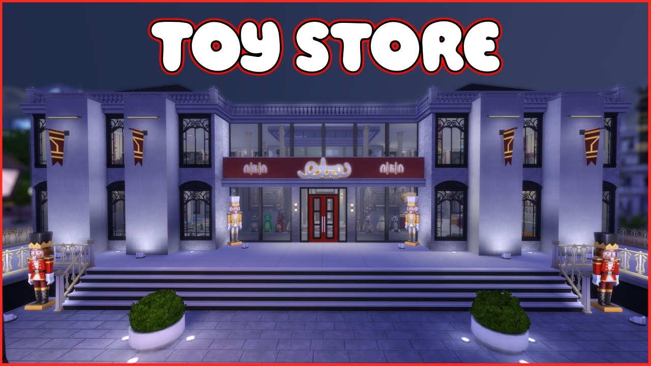 TOY STORE | The Sims 4 | Speed Build | NO CC - YouTube