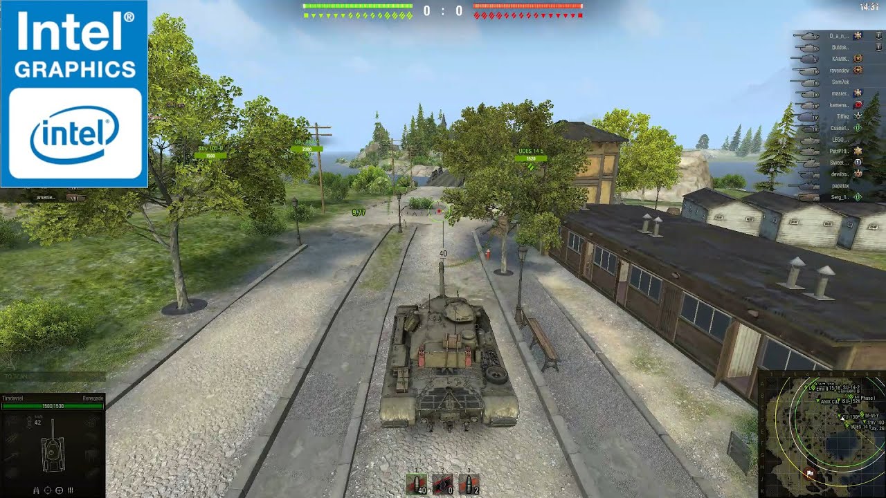 World of Tanks: Intel Graphics UHD 630: WOT Gameplay - YouTube