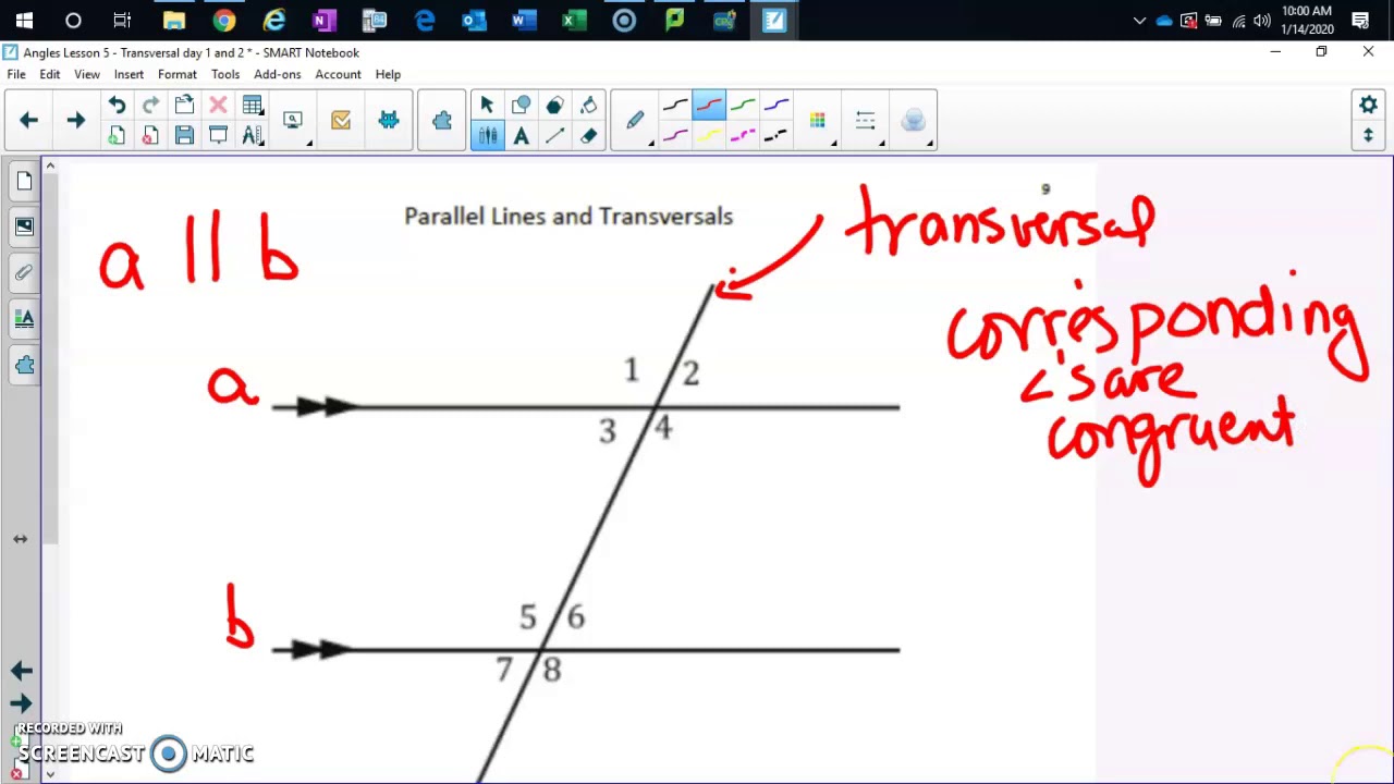 PA Angles Unit Lesson 5 Day 1 - YouTube