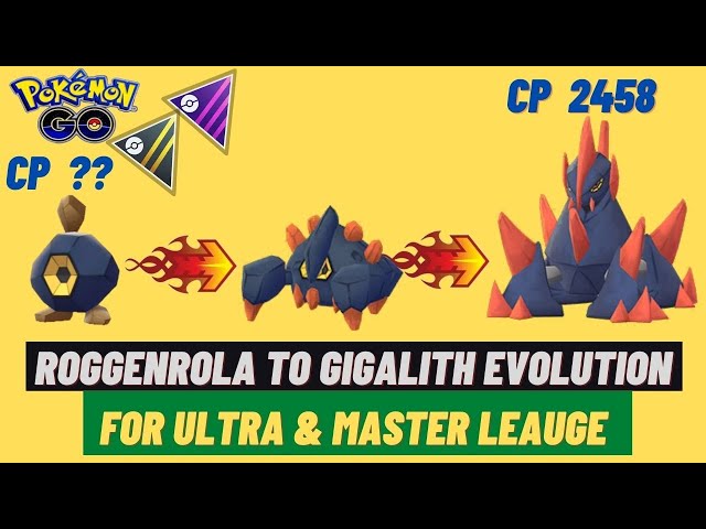 Roggenrola Evolution