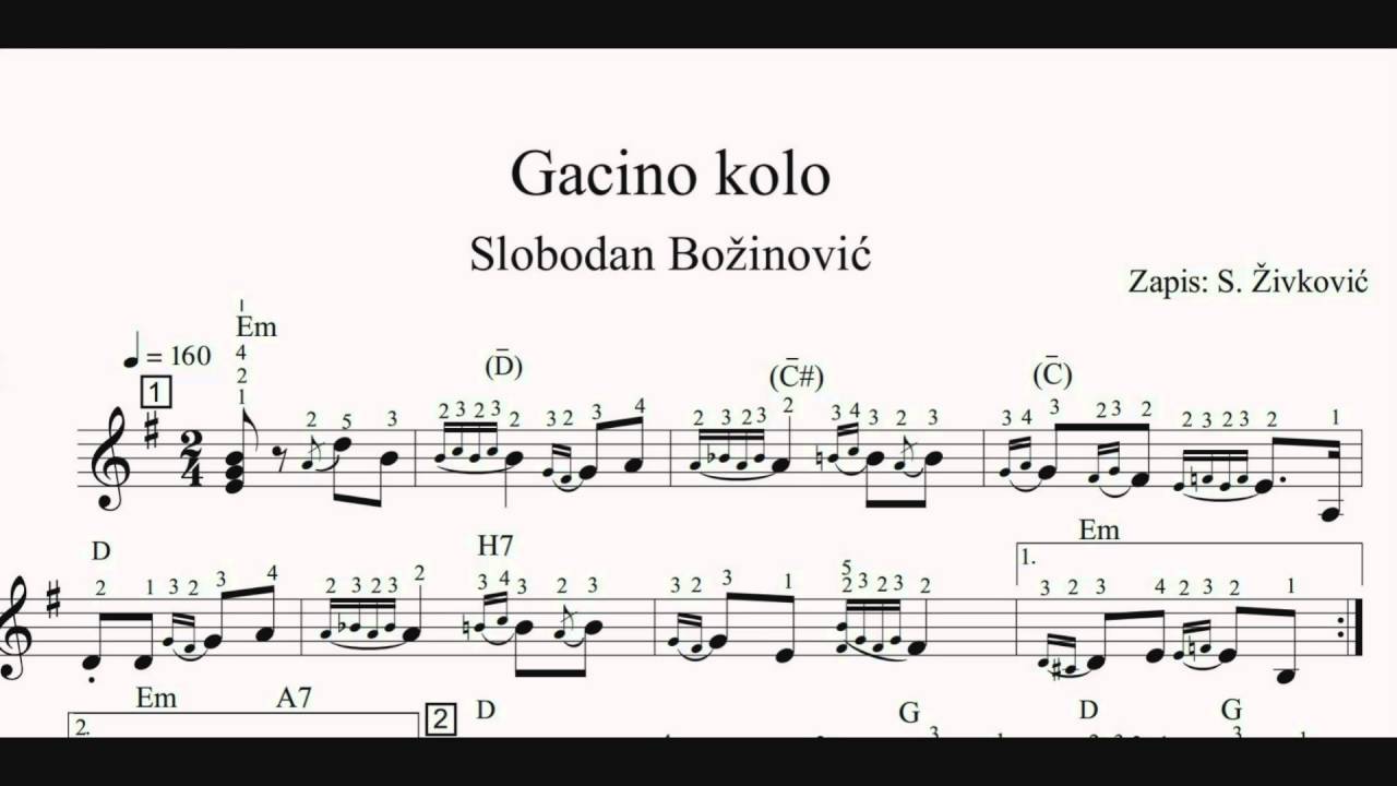 Srđan Živković - Zvuk harmonike (notna zbirka) - YouTube