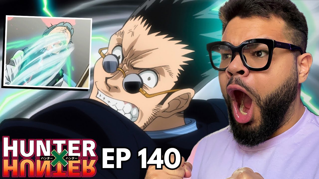 MELHOR SOCO DA HISTÓRIA! LEÓRIO AMASSOU O GING! HUNTER x HUNTER Episódio 140 REACT - YouTube