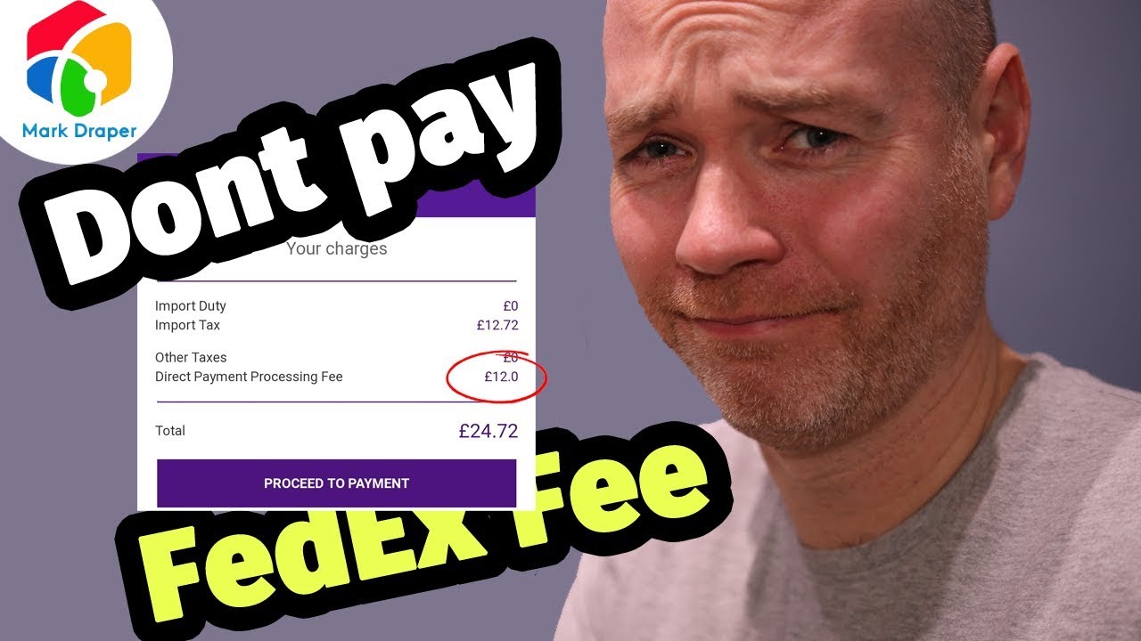 Don't pay FedEx Direct Payment Processing Fee - YouTube