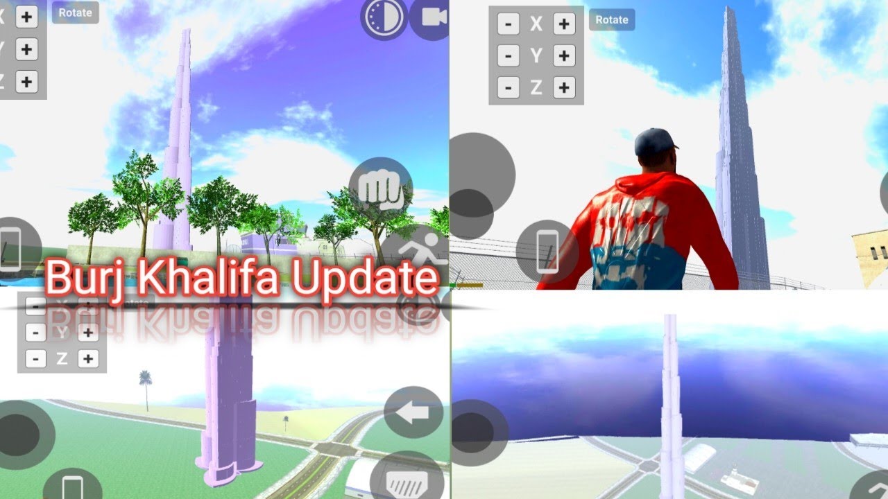 Burj Khalifa आ गया Indian Bike Driving 3D 🤑 Indian Bike Game New update ...