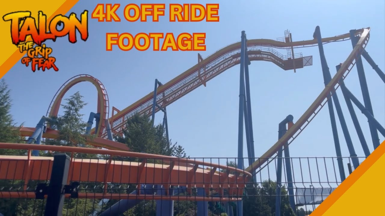 Talon 4K Off Ride Footage 2024 | UNDERRATED B&M Inverted Coaster ...
