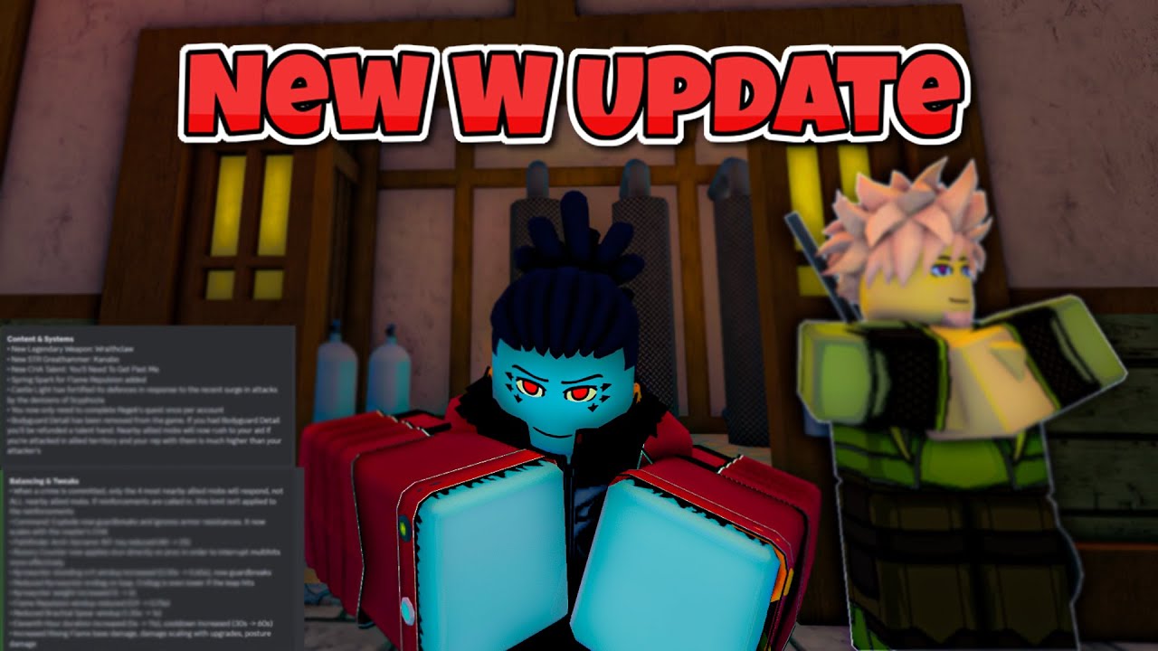 New W Update And Cool Changes | Deepwoken - YouTube