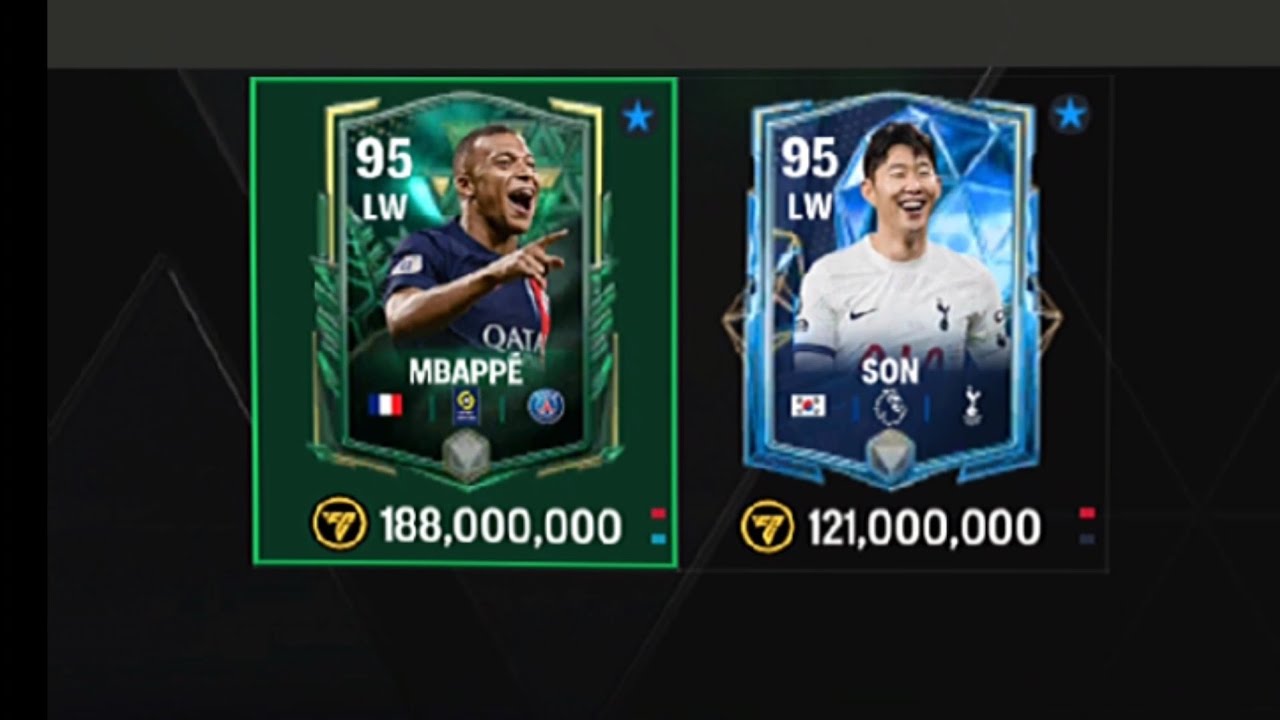 MBAPPÉ vs Other LW FC card comparison 🔥🔥 #fifa #fifamobile #football # ...