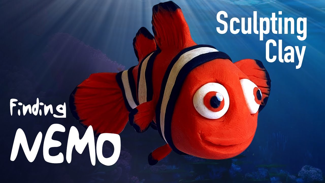 Sculpting Nemo in clay 🐠 | NEMO en Plastilina | Finding Nemo Pixar ...