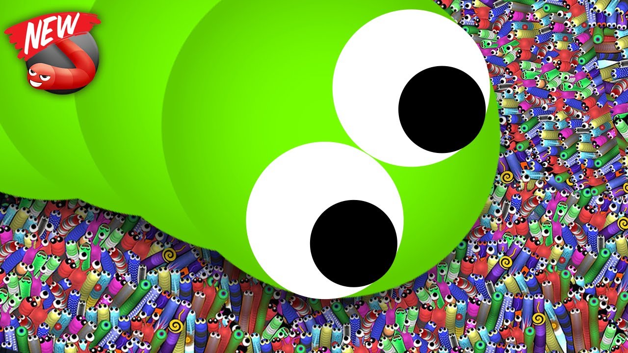 SLITHER.IO Tiny Snake Destroy Giant Snakes Epic Slitherio Gameplay ...