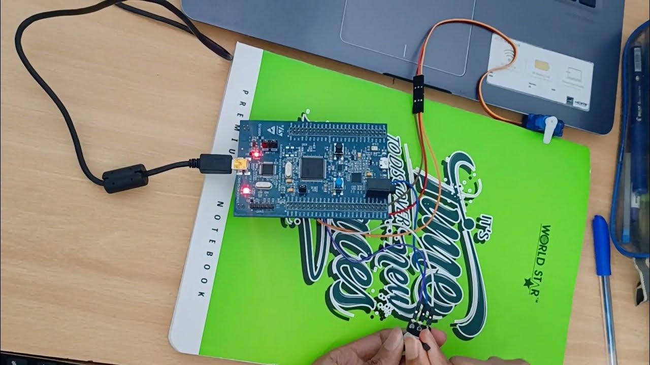 Servo Motor Control with a Potentiometer using the STM32F407 Discovery Kit - YouTube