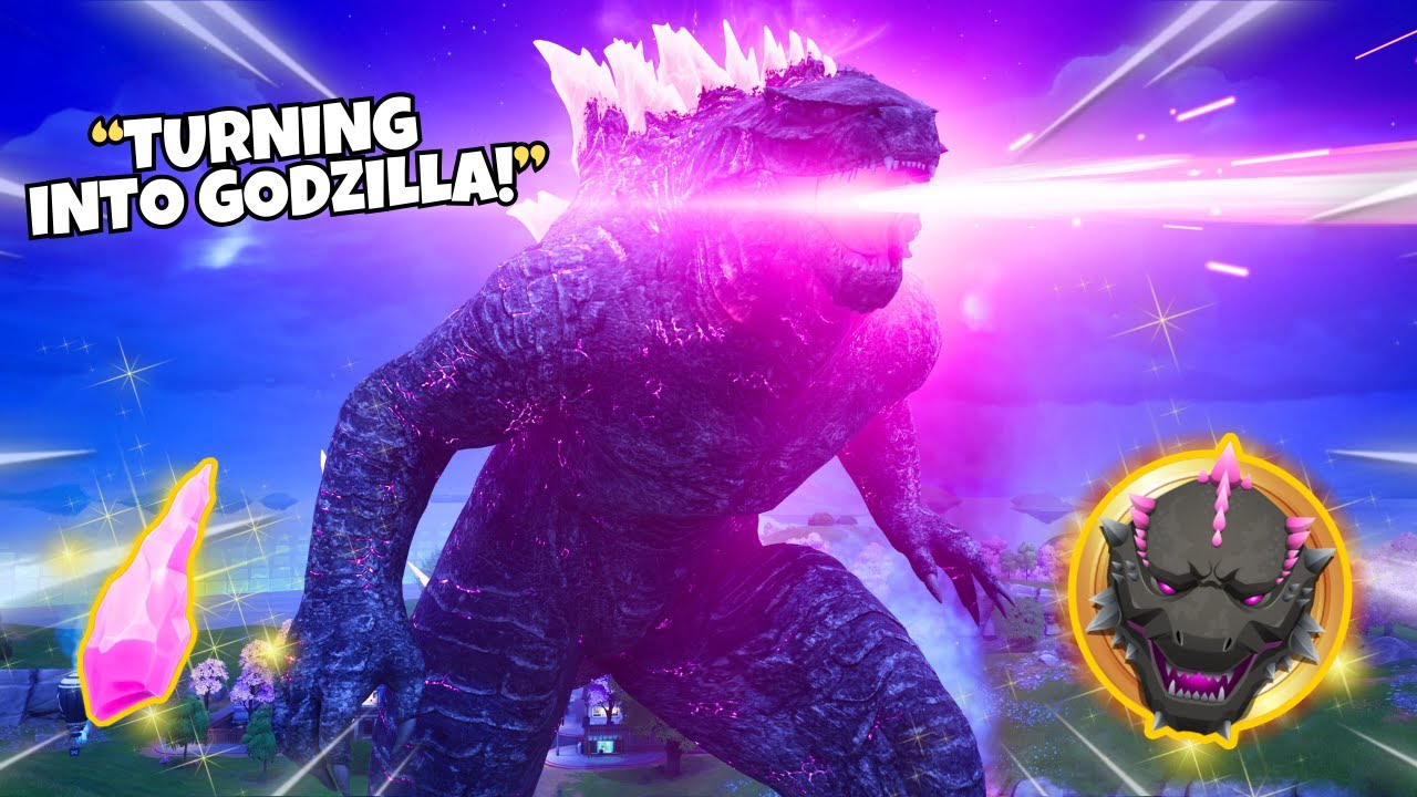 I Finally Became Godzilla In Fortnite! - YouTube