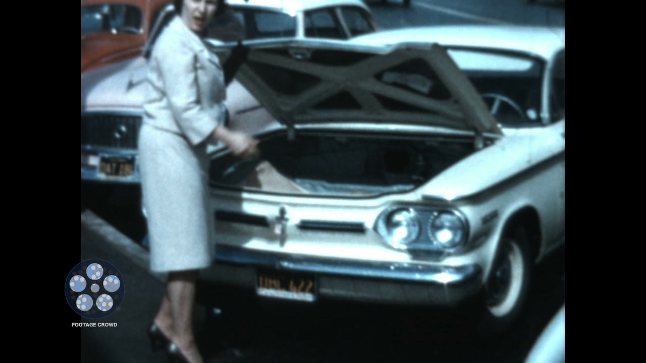 Opening Trunk of a Chevrolet Corvair 1961 - YouTube