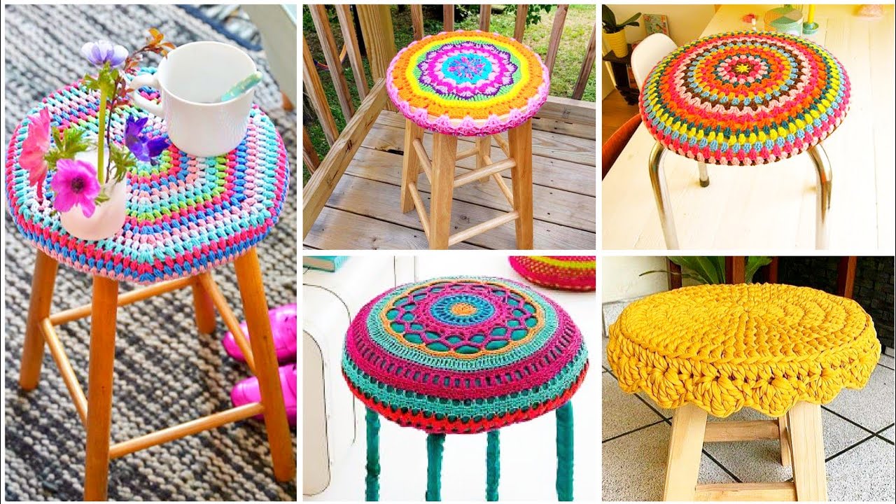 Crochet stool covers free pattern/A crochet hooker's for beginners ...