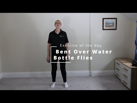 Home Exercise: Bent Over Water Bottle Flies