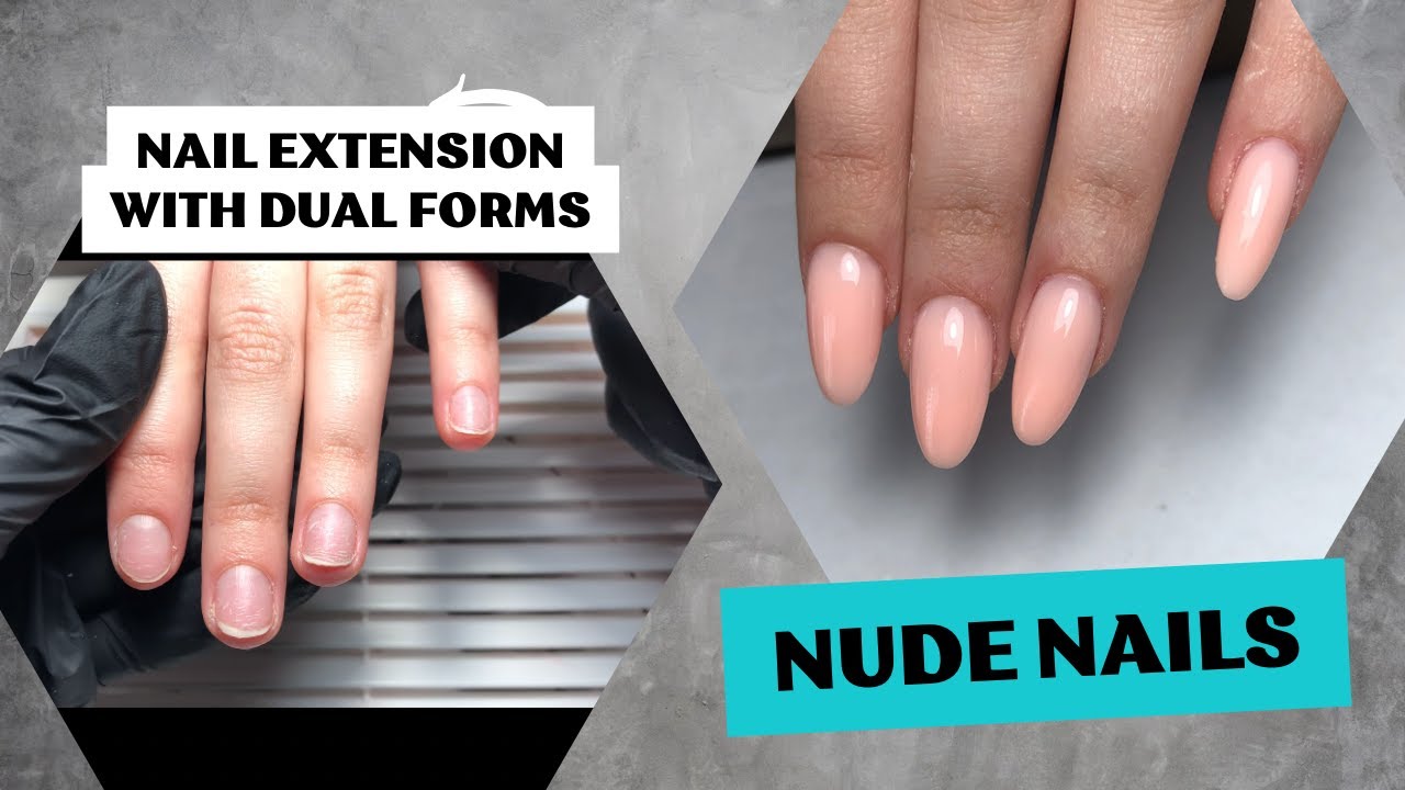 How to - how to use dual forms with builder gel/ nail extension/ step ...