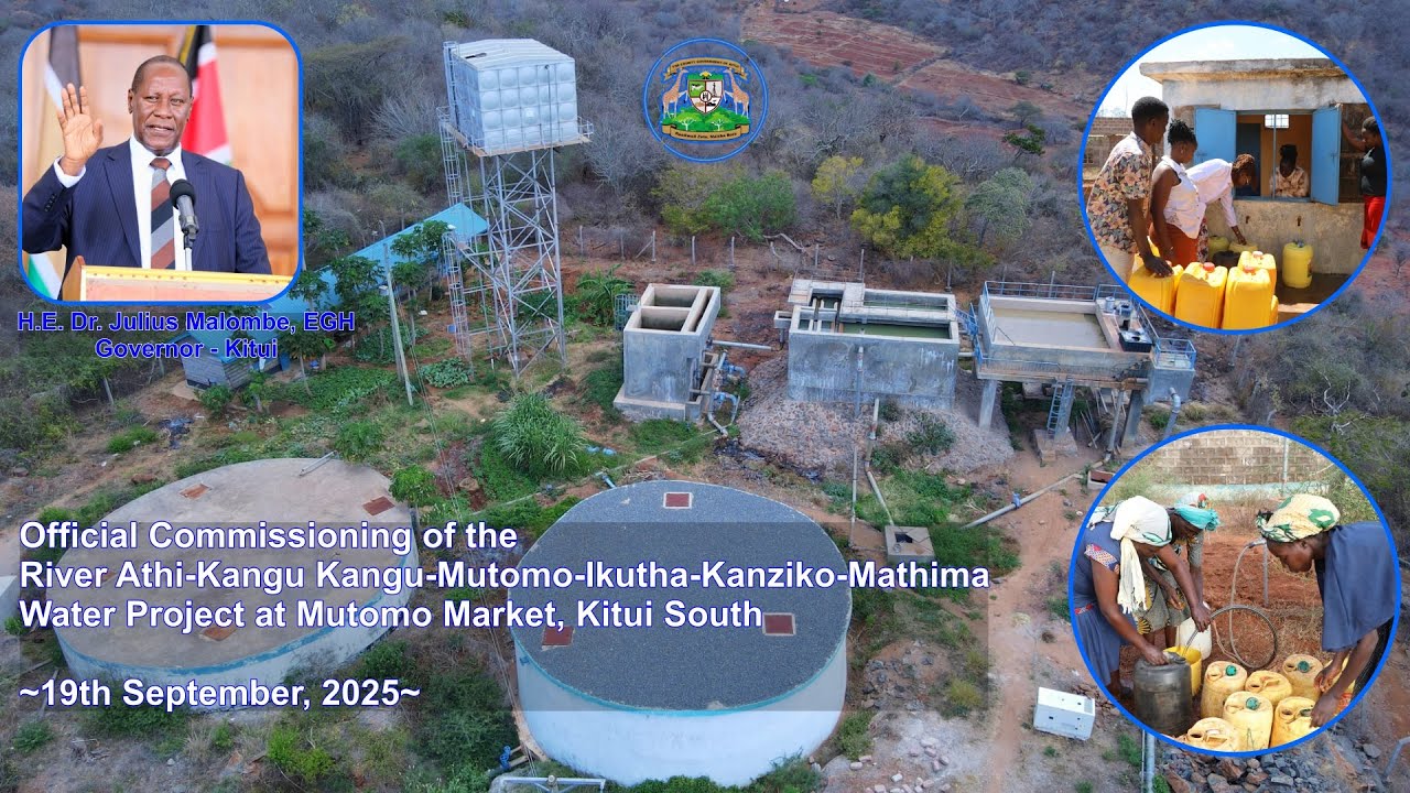 Official Commissioning of the Kangu Kangu Flagship Water Project - YouTube