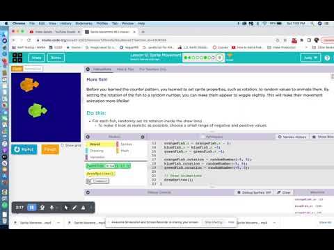 Code org Lesson 12 Level 9 Discoveries Unit 3 - YouTube