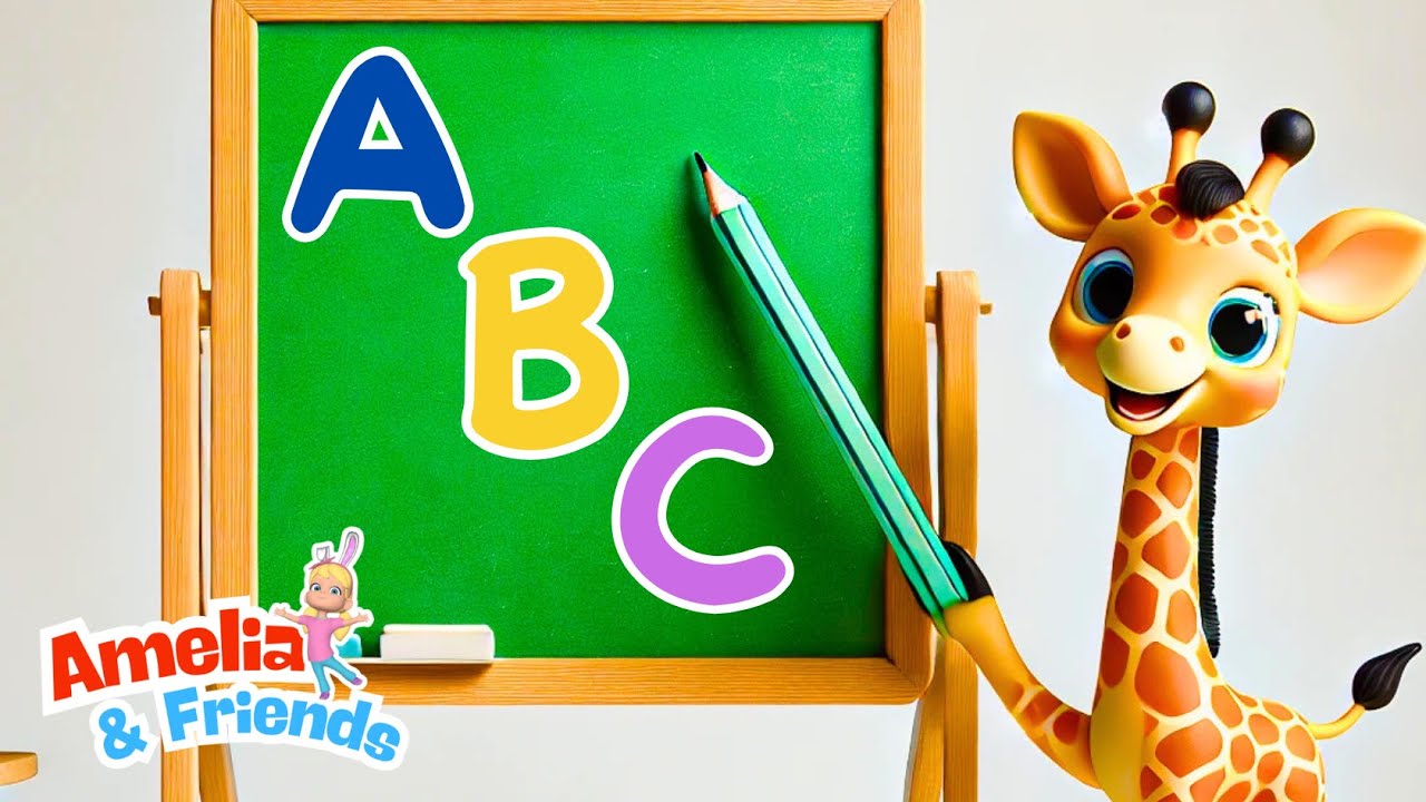 The Alphabet Song | Learn The ABCs & Animals | Amelia & Friends - YouTube