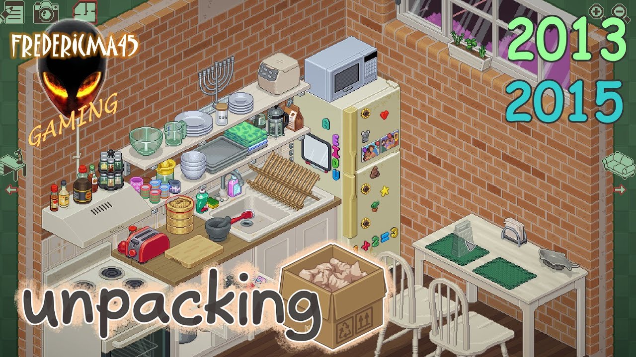 UNPACKING Déballage de 2013 - 2015 - Walkthrough 3 / Brillamment résolu ...