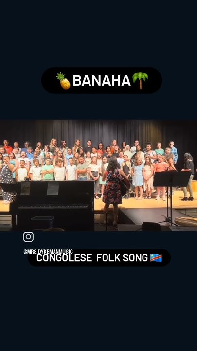 🍍BANAHA🌴 Folk Song from the Congo in 3 Part Canon Sung by 4th + 5th ...