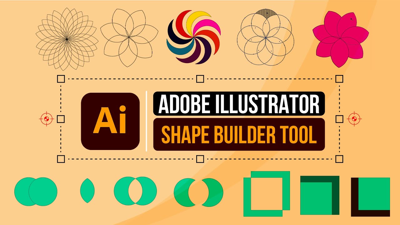 Shape Builder Tool in Adobe Illustrator - YouTube