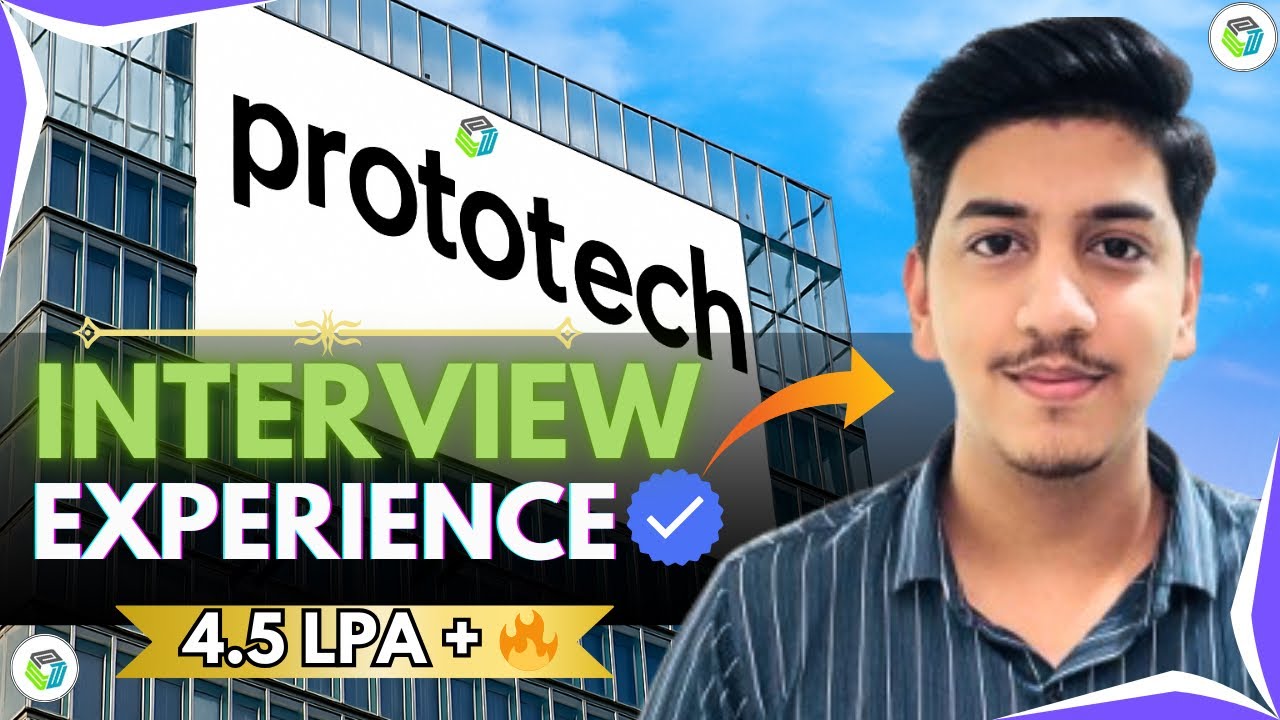 ProtoTech Solutions Interview Experience | CSE 2024 | Aditya Kulkarni | Fresher - YouTube