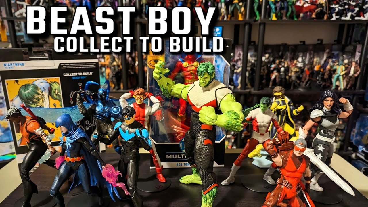 McFarlane DC Multiverse Beast Boy Collect to Build a Figure (BAF) Teen ...