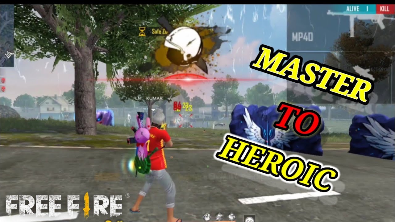 master to heroic // ranked mode in garena free fire - YouTube