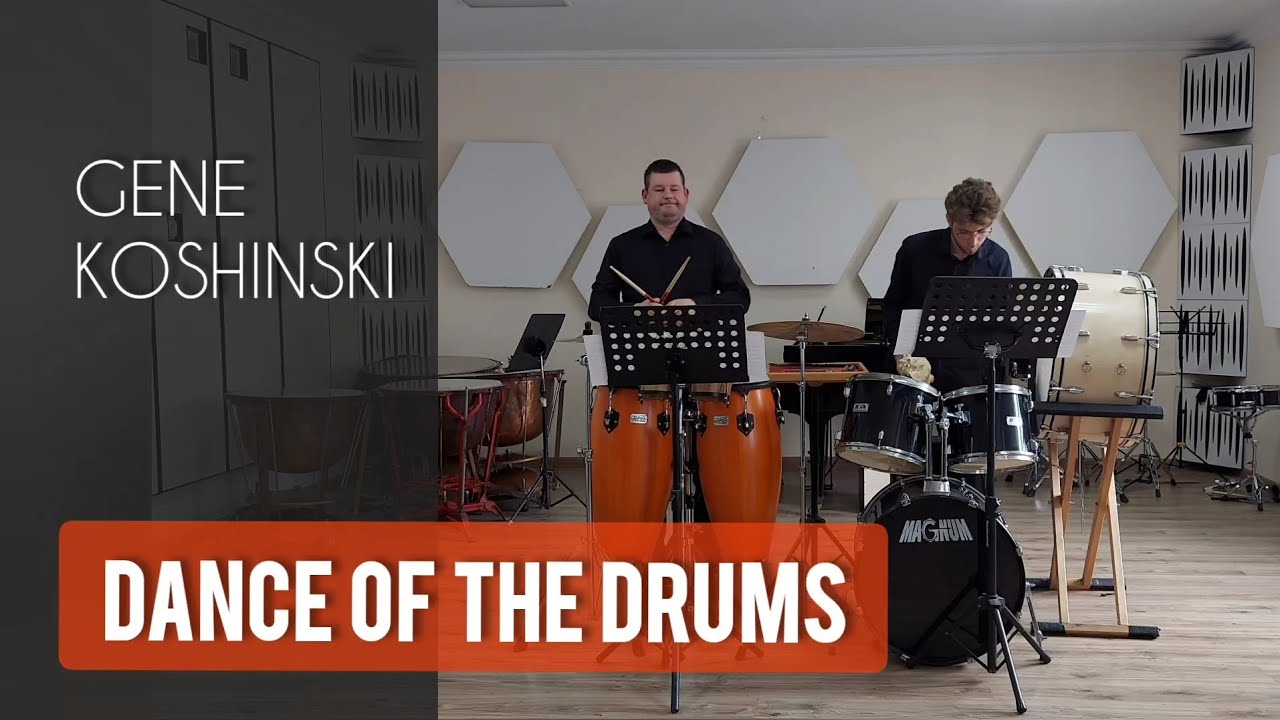 Gene Koshinski Dance of the Drums #drums #drumset #bongo