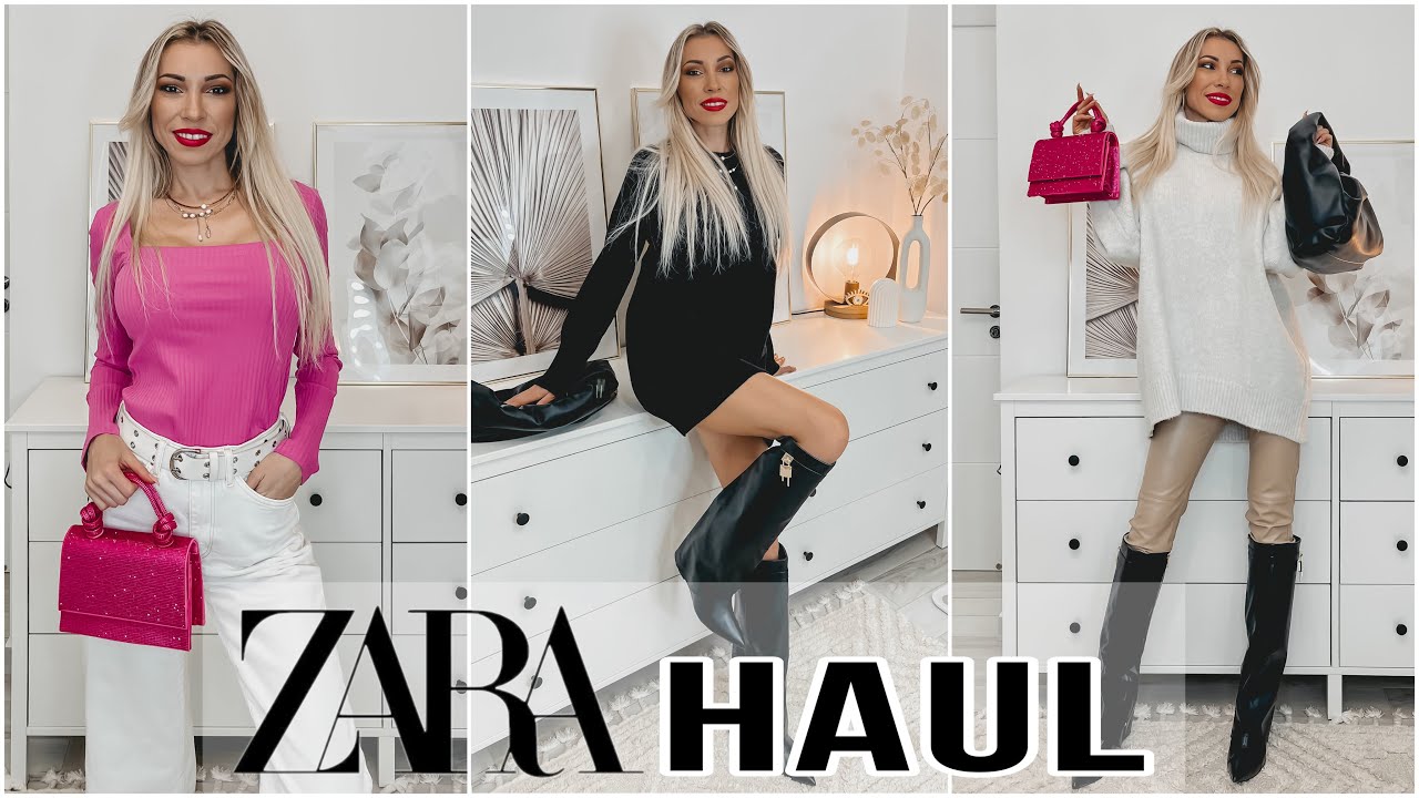 ZARA HAUL με TRY-ON 🛍 ΡΟΥΧΑ, ΠΑΠΟΥΤΣΙΑ, ΤΣΑΝΤΕΣ, ΑΞΕΣΟΥΑΡ 🎬KARINAPAPAG ...