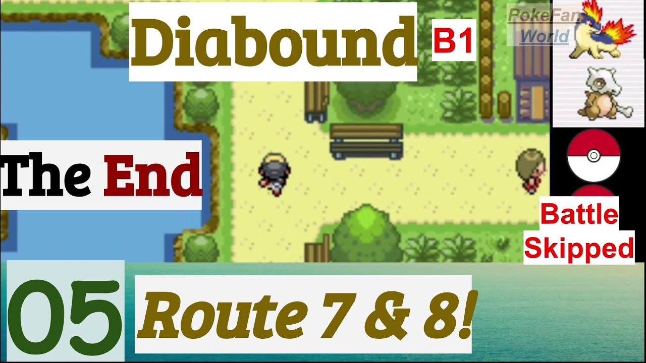 Pokemon Diabound Part 5 The End (Route 7 & 8) | GBA Rom Hack - YouTube