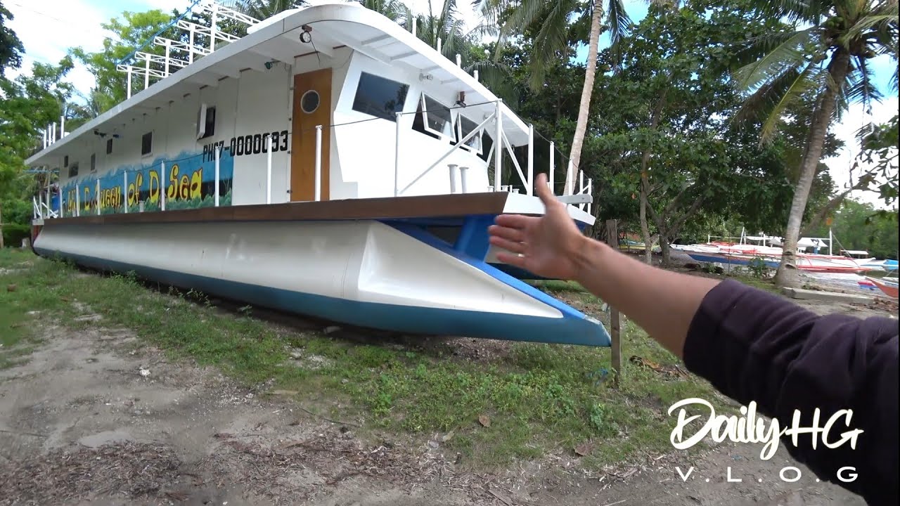 Houseboat trimaran boat building in Philippines. Panglao, Bohol. Part 1 ...