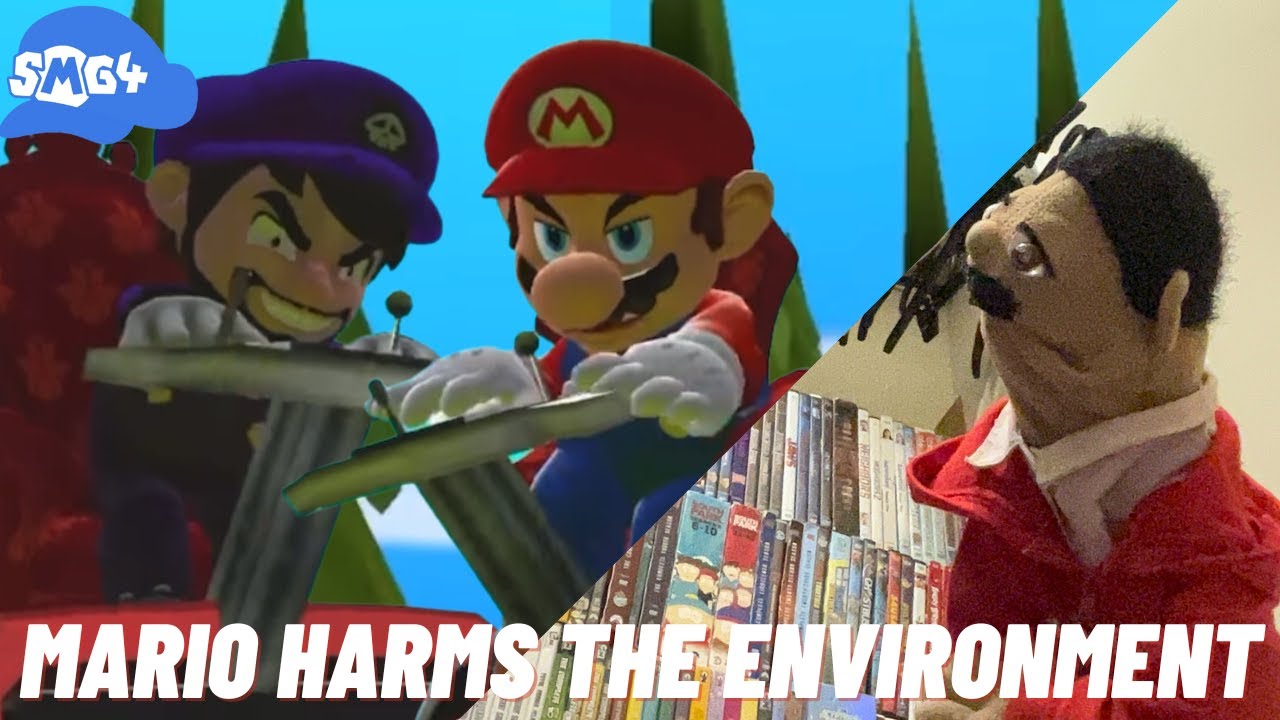 SMG4: Mario Harms The Environment Reaction (Puppet Reaction) - YouTube
