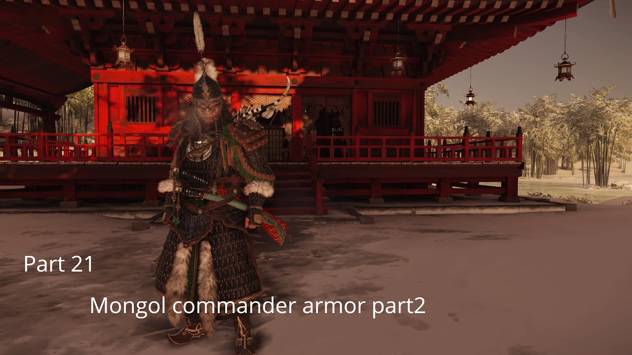 Ghost of Tsushima Mongol commander armor part21 - YouTube