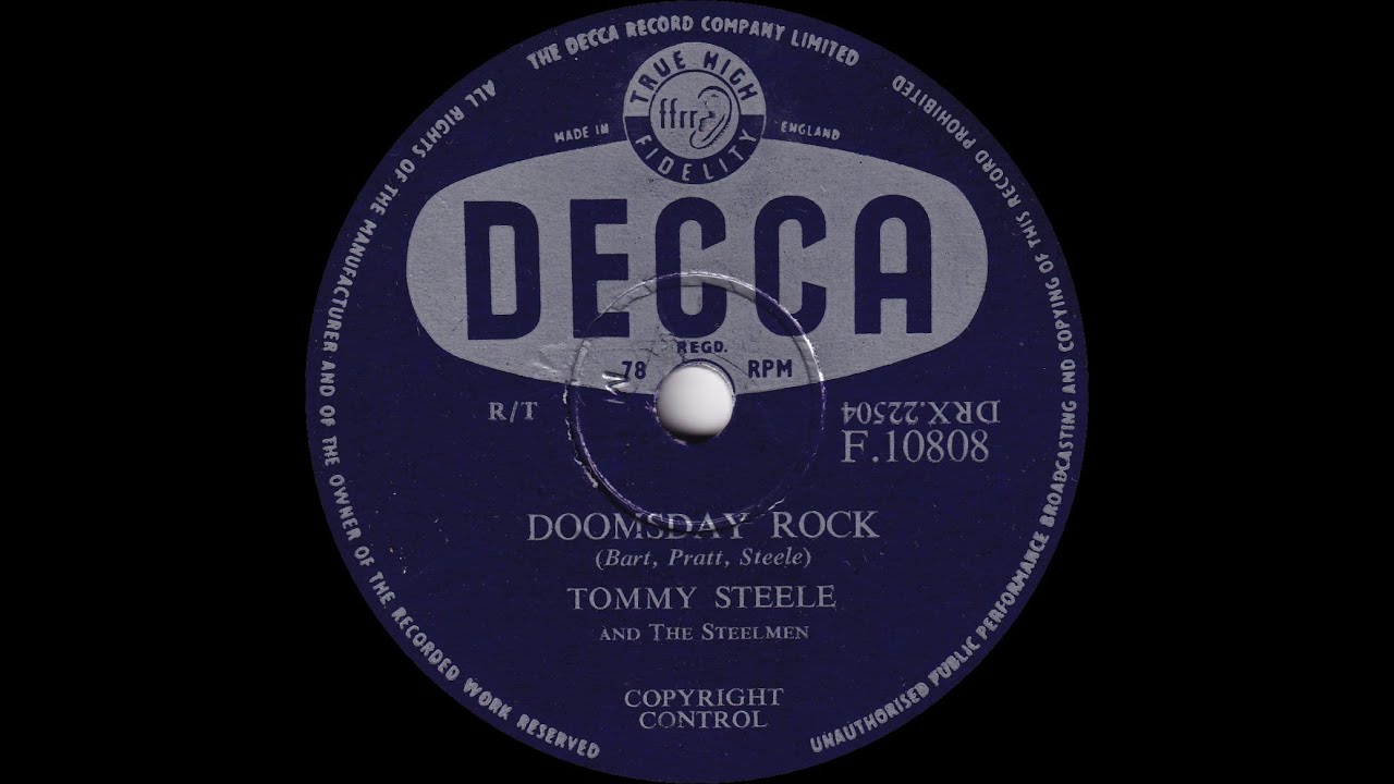 Tommy Steele And The Steelmen - Doomsday Rock - YouTube
