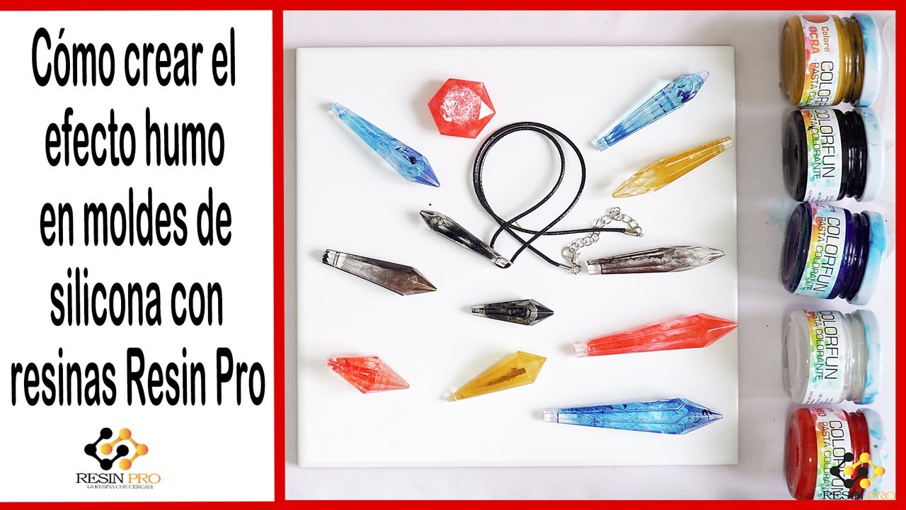 Cómo crear el efecto humo en moldes de silicona con resinas de Resin ...
