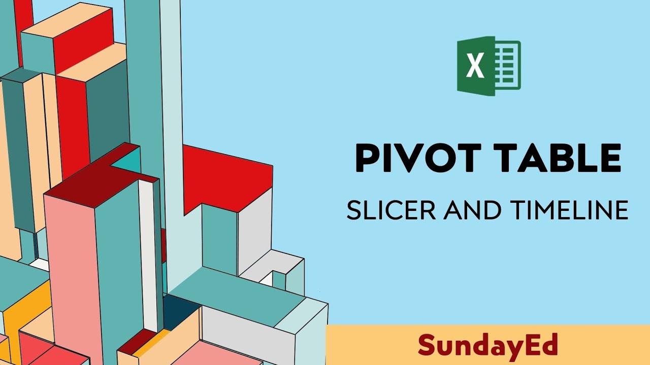 Excel - How to use Pivot Table slicer and Timeline - YouTube