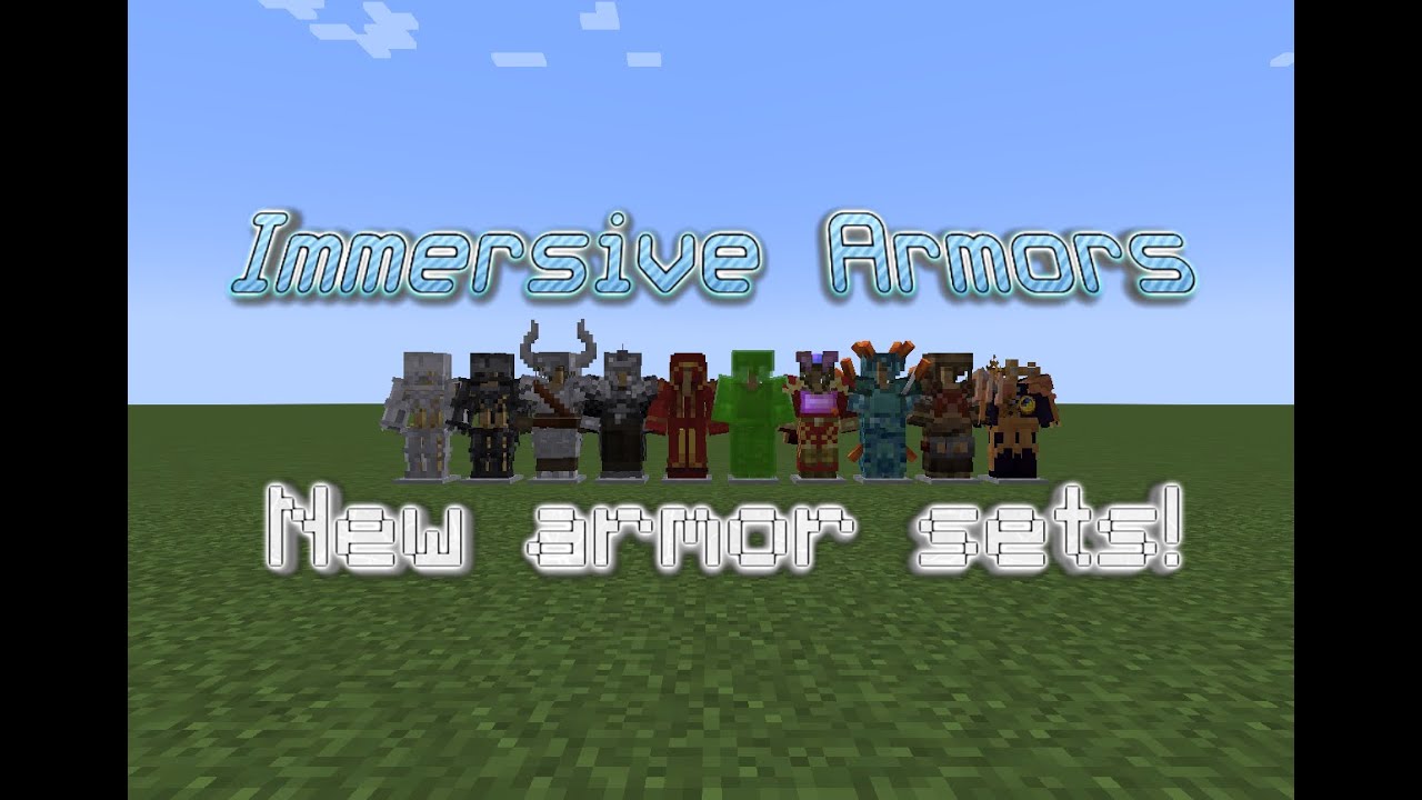 Adding 10 awesome armor sets to Minecraft! - YouTube