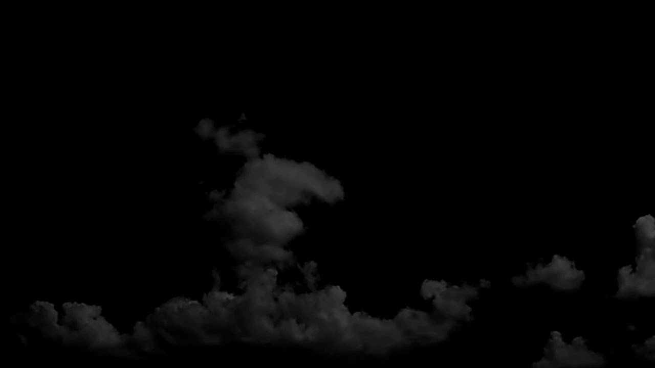 Night Clouds Effect Black Screen - YouTube