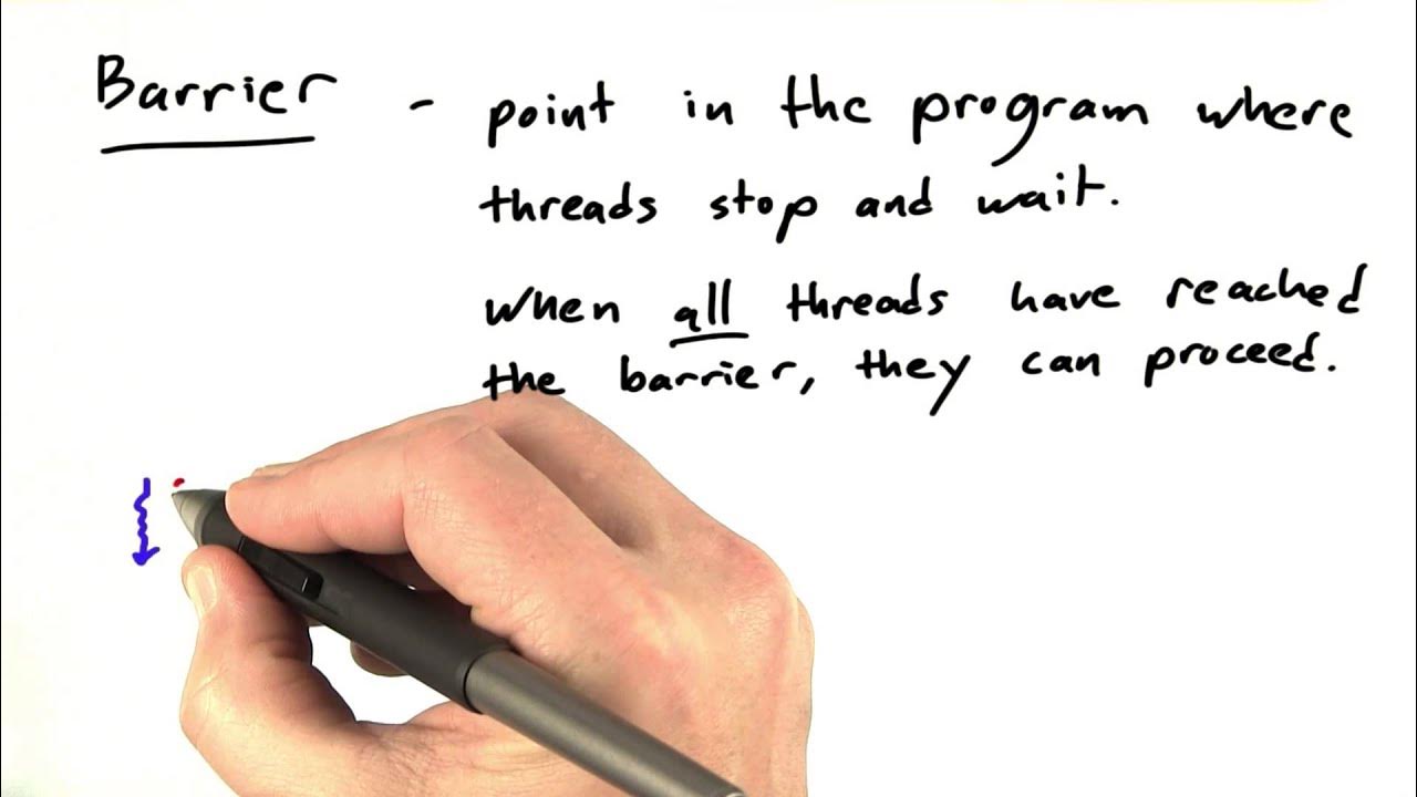Synchronization - Barrier - Intro to Parallel Programming - YouTube