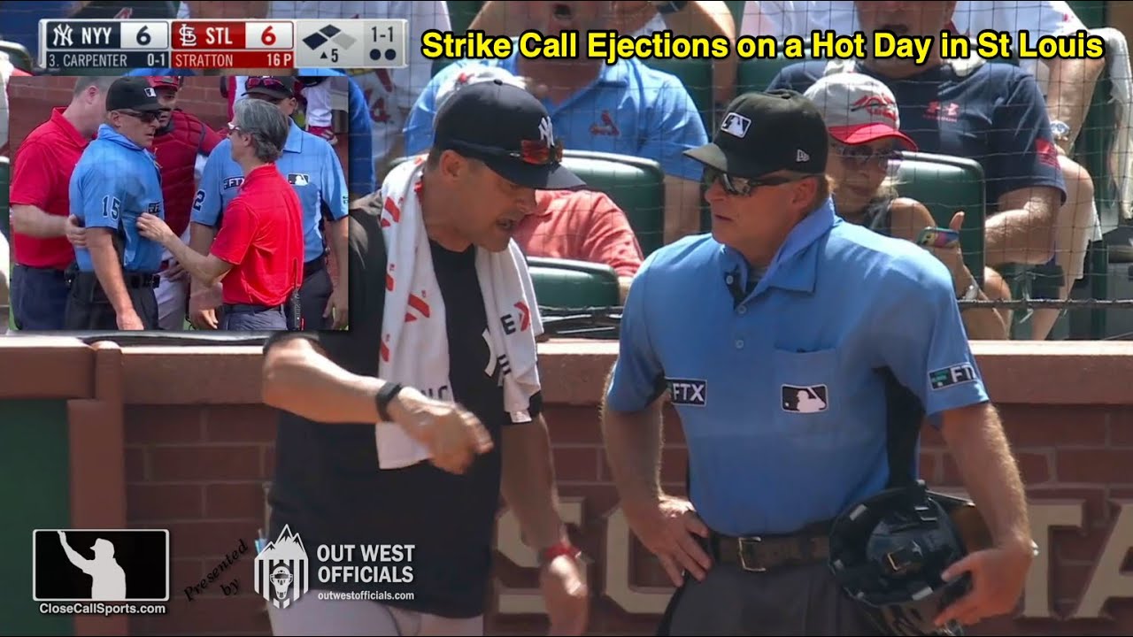 Ejections 124-125 - Yankees' Aaron Boone & Matt Blake Tossed After Ed ...