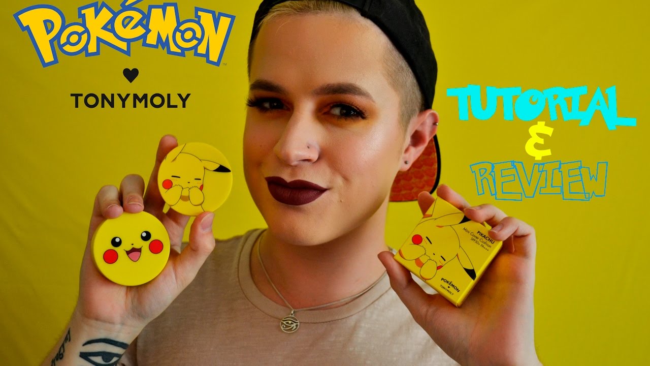 Pokémon x Tony Moly Foundation and Blush // Tutorial & Review - YouTube