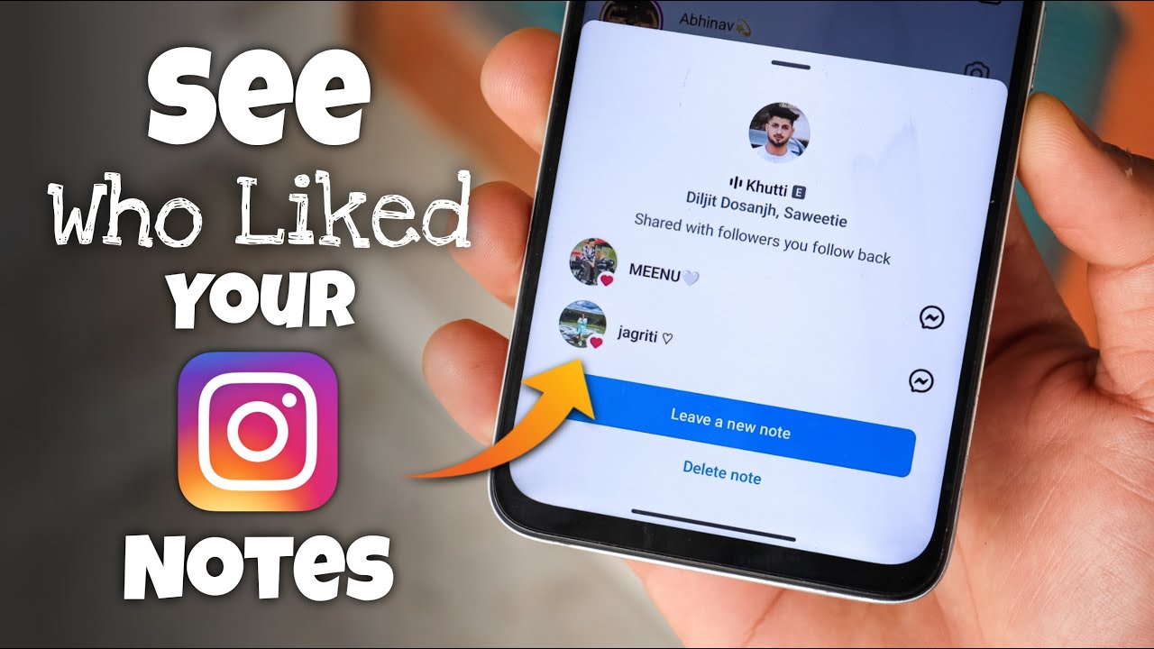 How to See Who Liked Your Notes on Instagram - YouTube