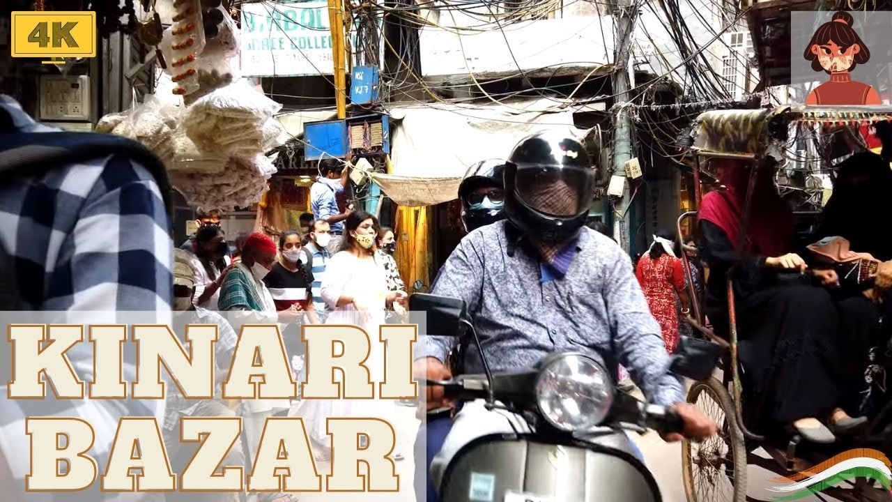 4K 😷 Walking Kinari Bazar - Old Delhi- India walk tour - YouTube